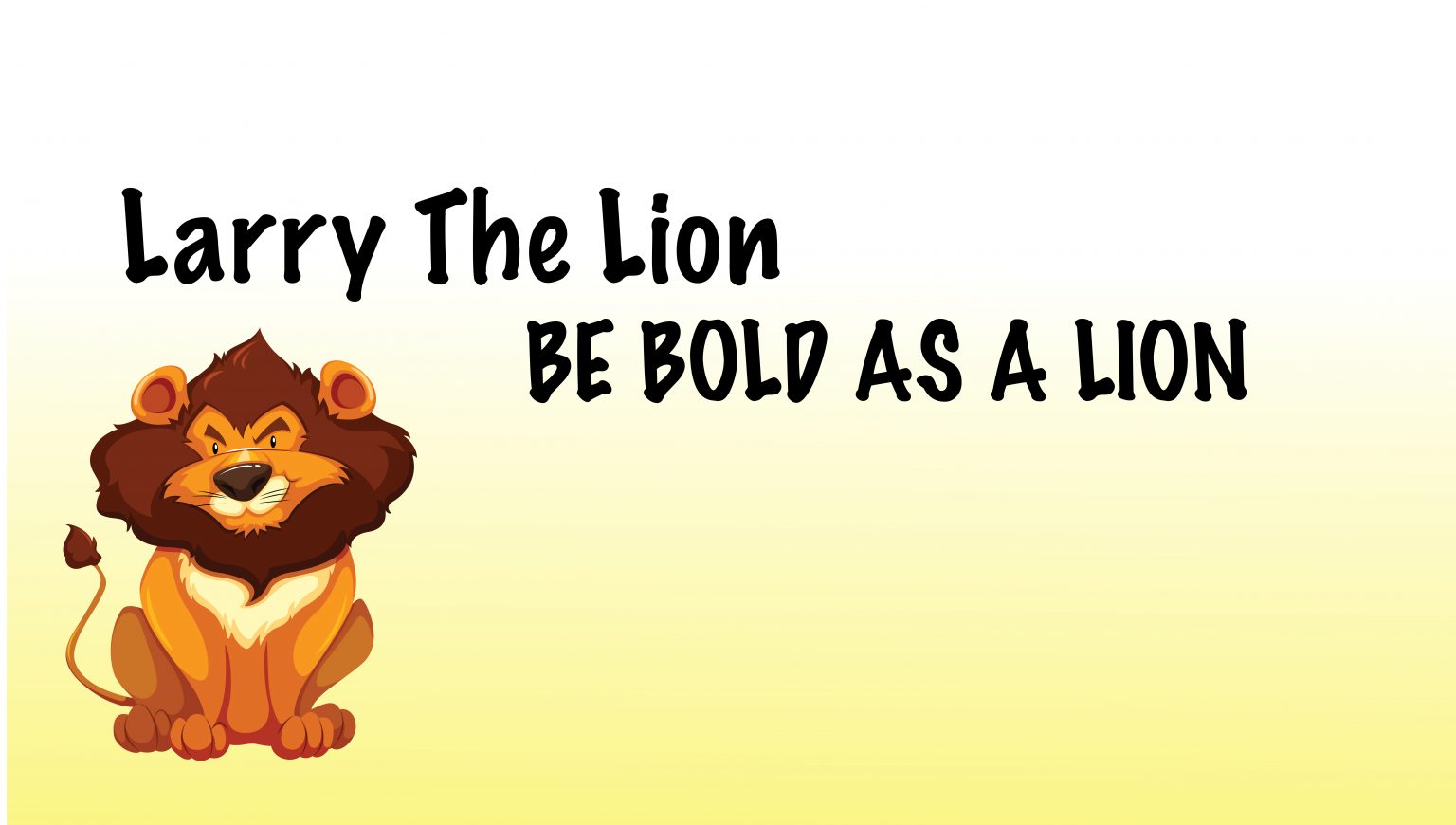 Larry the Lion – Len and Cathy Mink